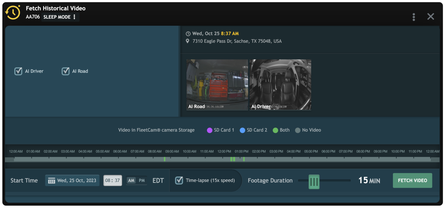Viewing & downloading historical footage - Forward Thinking Systems