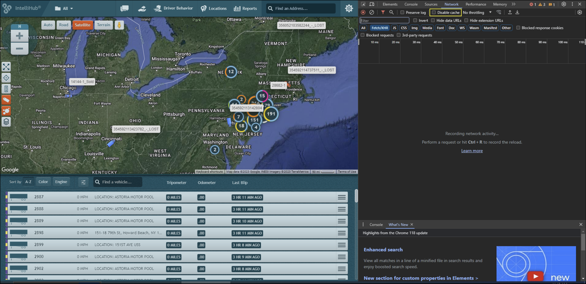 Troubleshooting map and vehicle loading - Forward Thinking Systems