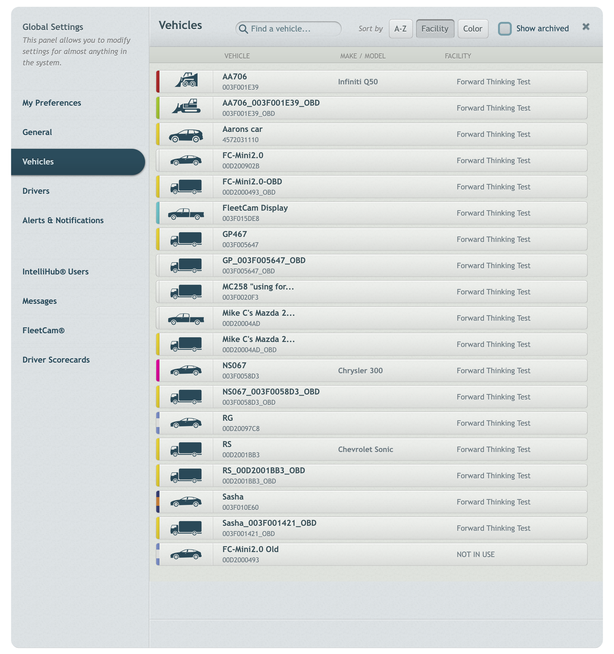 Updating Vehicle Profiles in Intellihub - Forward Thinking Systems