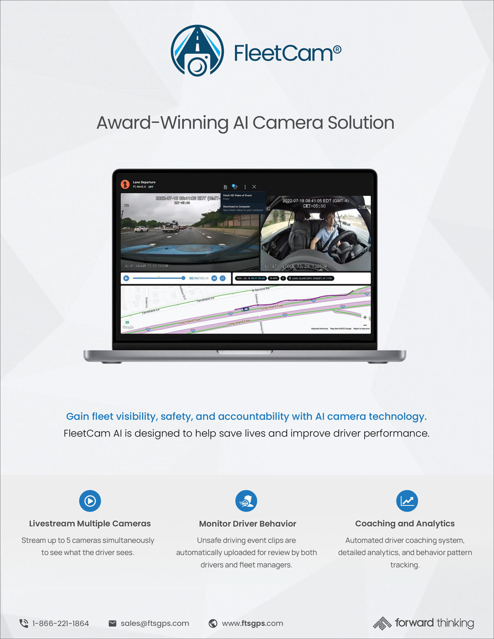 FleetCam product sheet - Forward Thinking Systems